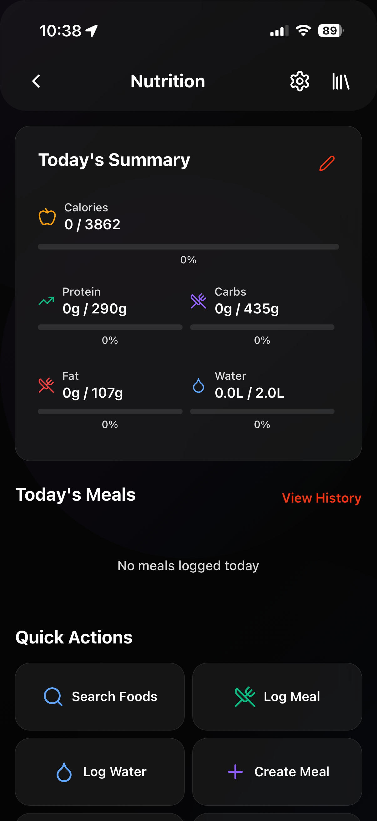 Nutrition Tracking & Meal Planning | Project Yoked